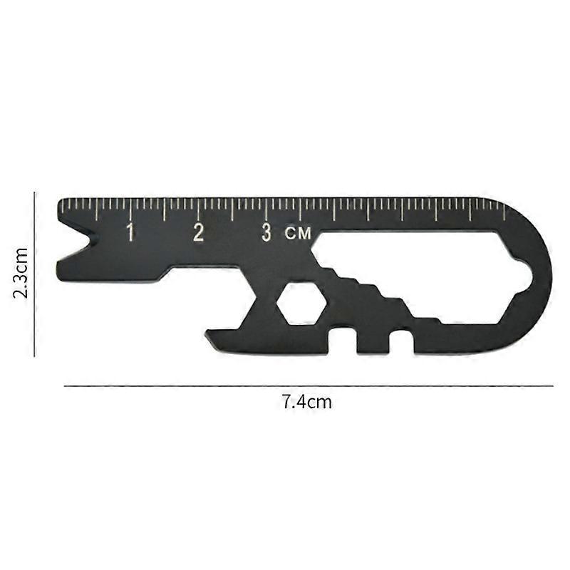 2PACK Portable Multitool, Stainless Steel 6 in-1 Multipurpose Tool ...