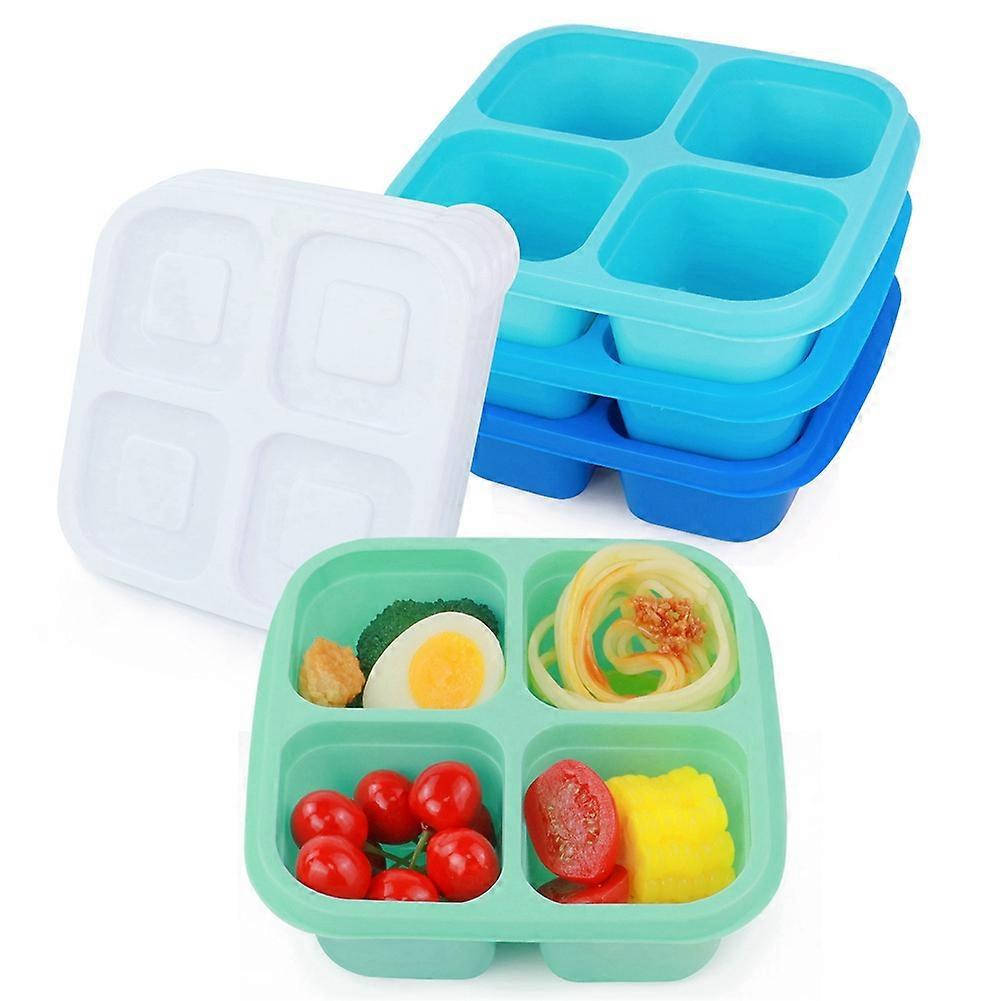 Four-Compartment Lunch Box Set Food Box Portable Lunch Box Bento Box ...