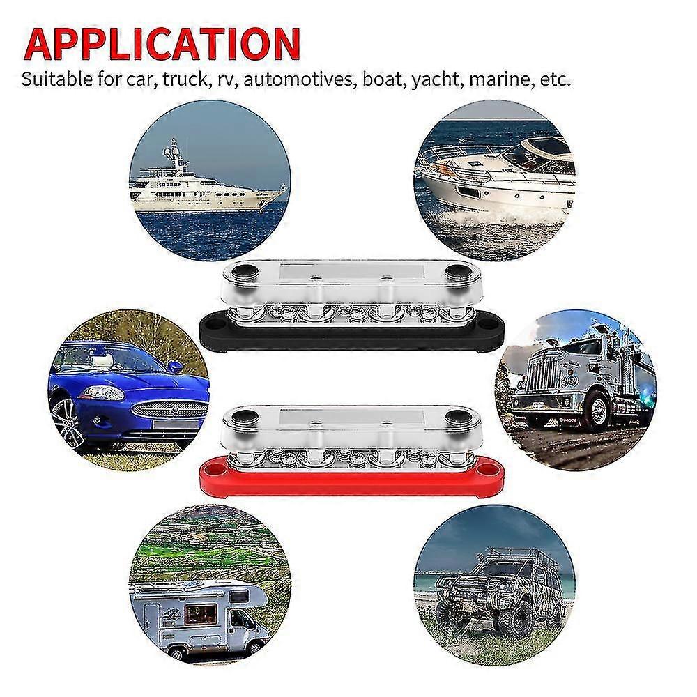 Car Terminal Block Negative Bus Bar 12v 150a Terminal Block 12v Power ...