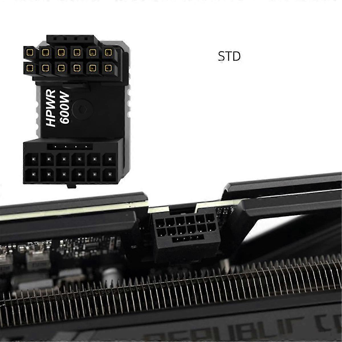 Power Supply Connector 16pin(12+4pin) Atx3.0 12vhpwr 600w Gpu 180 ...