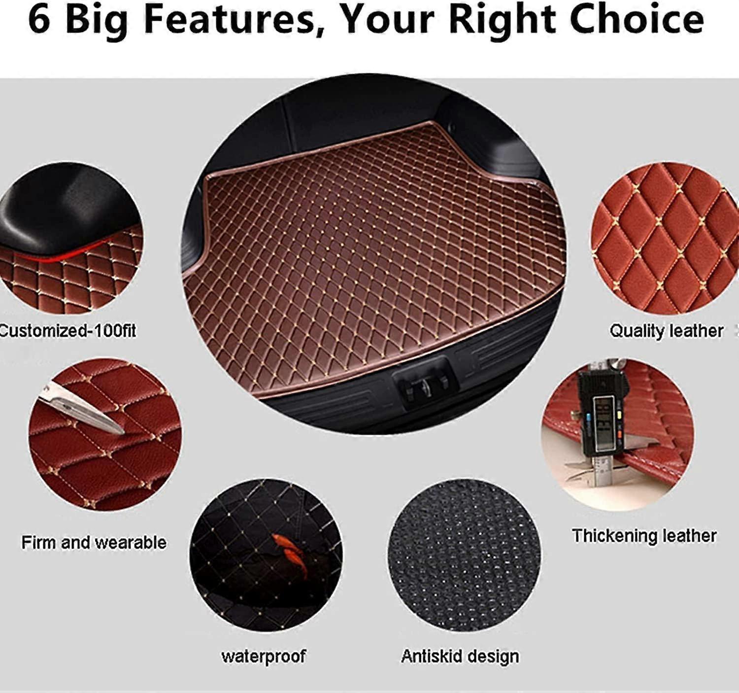 Car Boot Liner Protector for Toyota Land Cruiser 8 Seats 2010-2015 ...