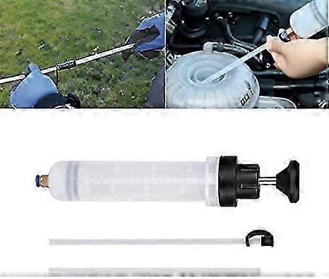 Oil Suction Syringe,200ml Brake Fluid Syringe,Oil Fluid Extractor ...