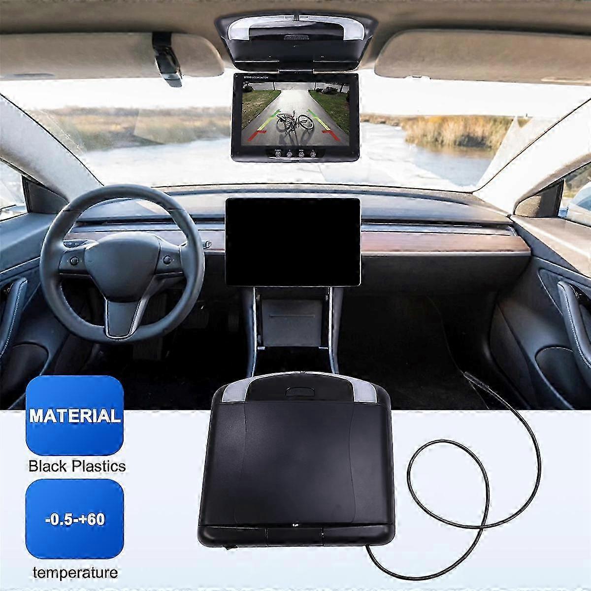Car Roof Monitor Lcd Flip Screen Top Multimedia Video Ceiling Roof ...