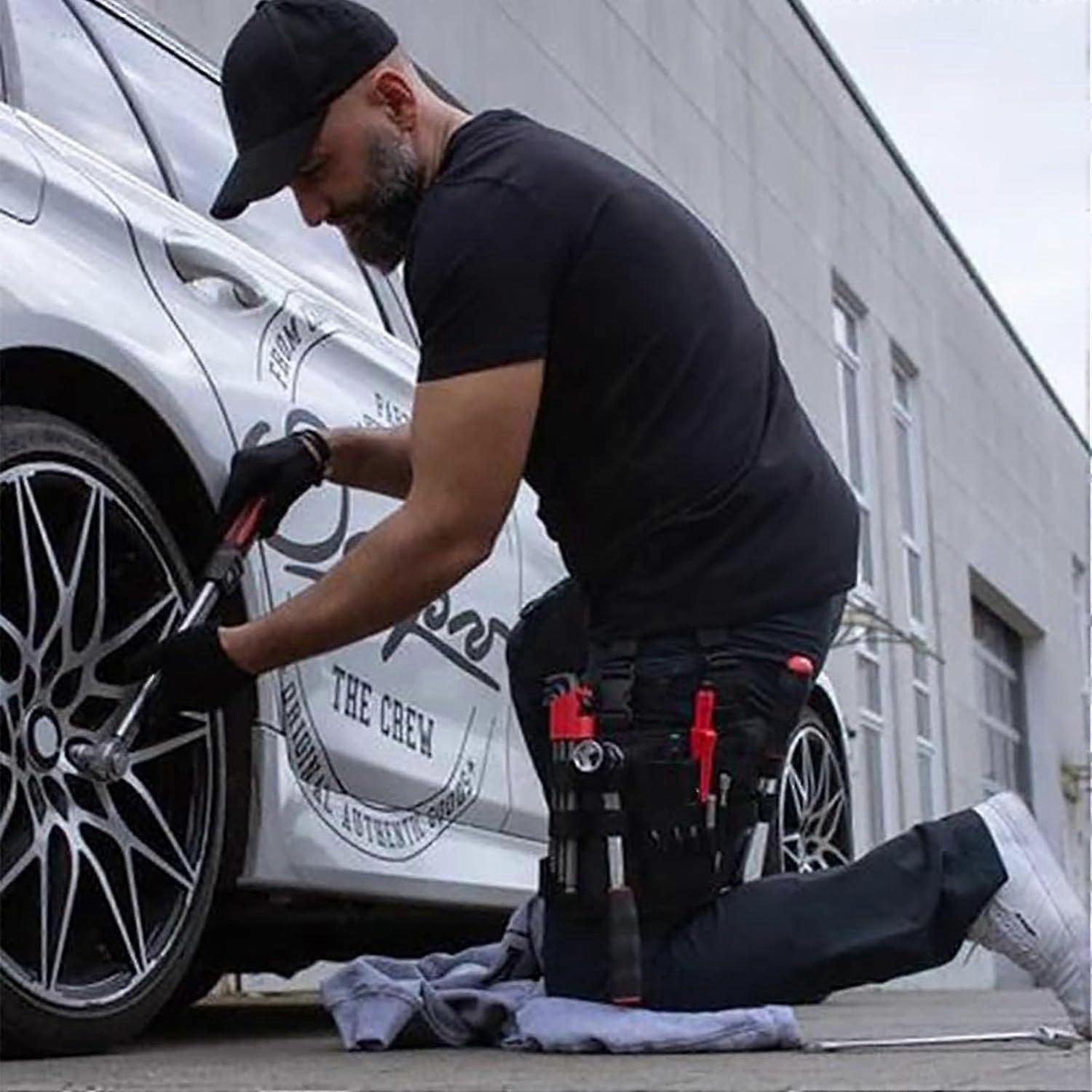 Tool Pouch with Belt Clip,Repair Tool Bag Around Your Leg,Tool Pouch ...