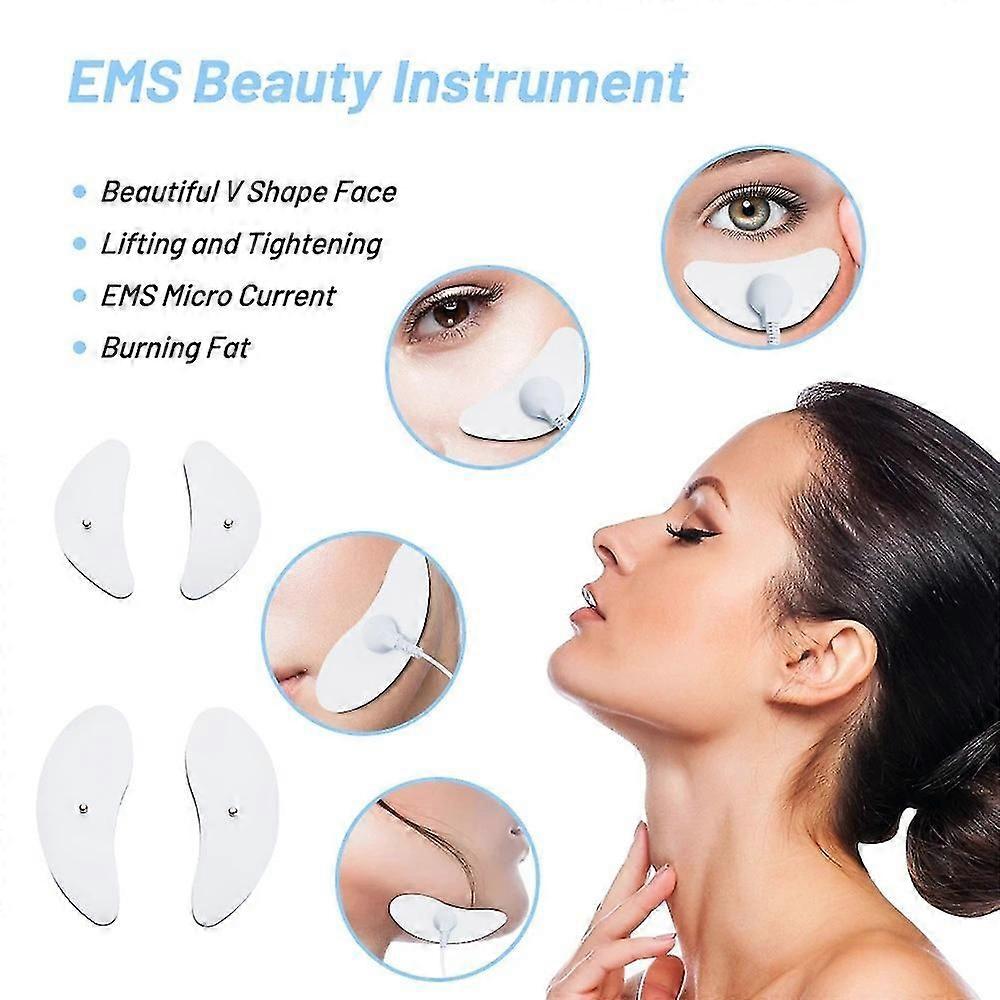 Ems Facial Body Muscle Stimulator Electrode Face Cheek Slimming ...