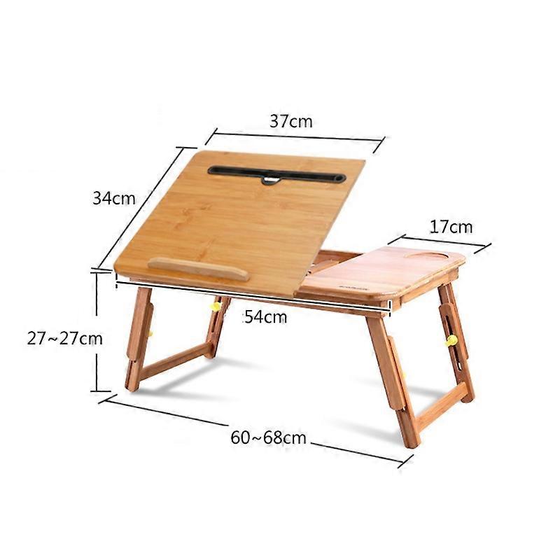 Folding Laptop Desk Bed Card Slot Lifting Type Lazy Computer Desk, Size ...