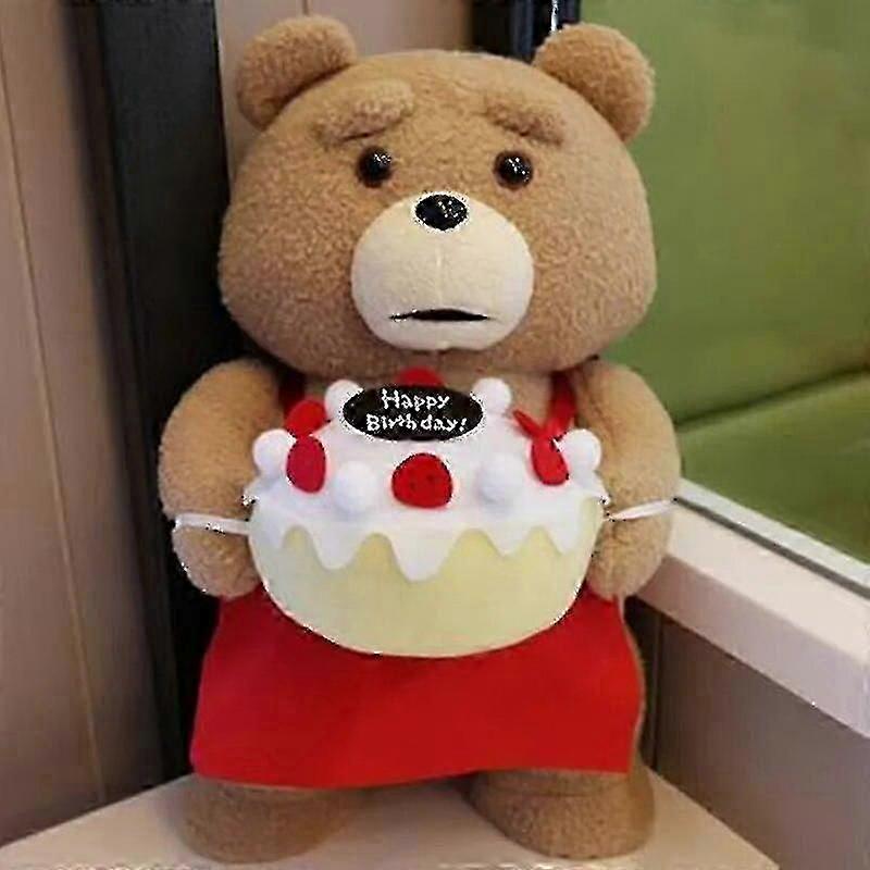 8 Styles Movie Teddy Bear Ted 2 Plush Toys In Apron Soft Stuffed ...
