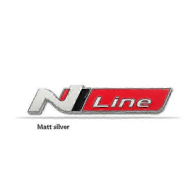 3d Metal Car Front Grill Emblem Badge For Hyundai N Line Logo Tuscon ...