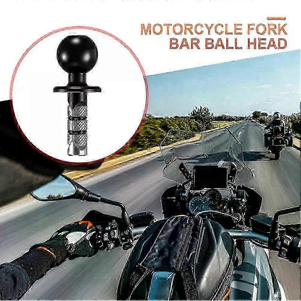 Black Fork Stem Base 17mm 25mm Ball Mount Adapter Aluminum Alloy ...