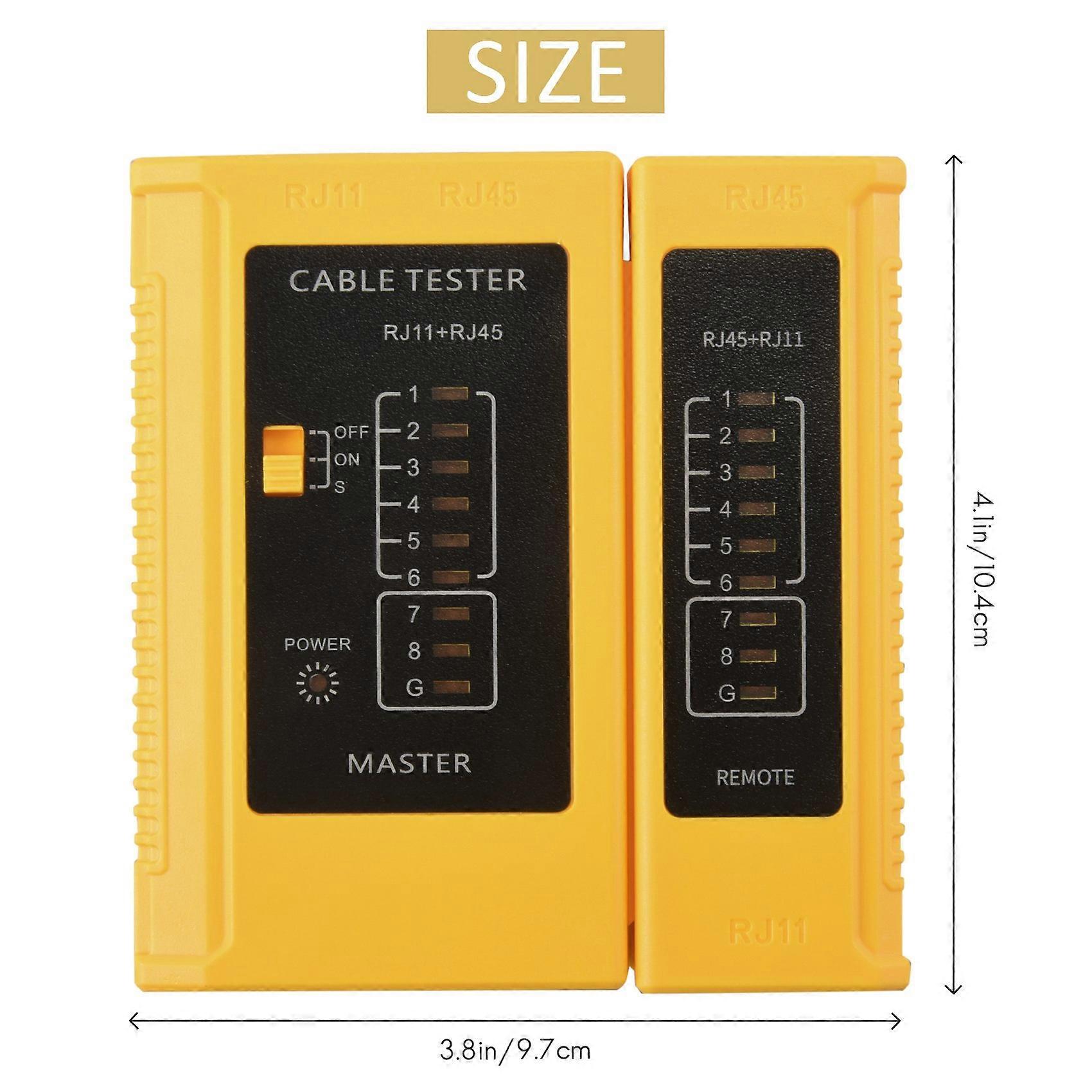 Network Cable Tester Test Tool RJ45 RJ11 RJ12 CAT5 CAT6 UTP USB LAN ...