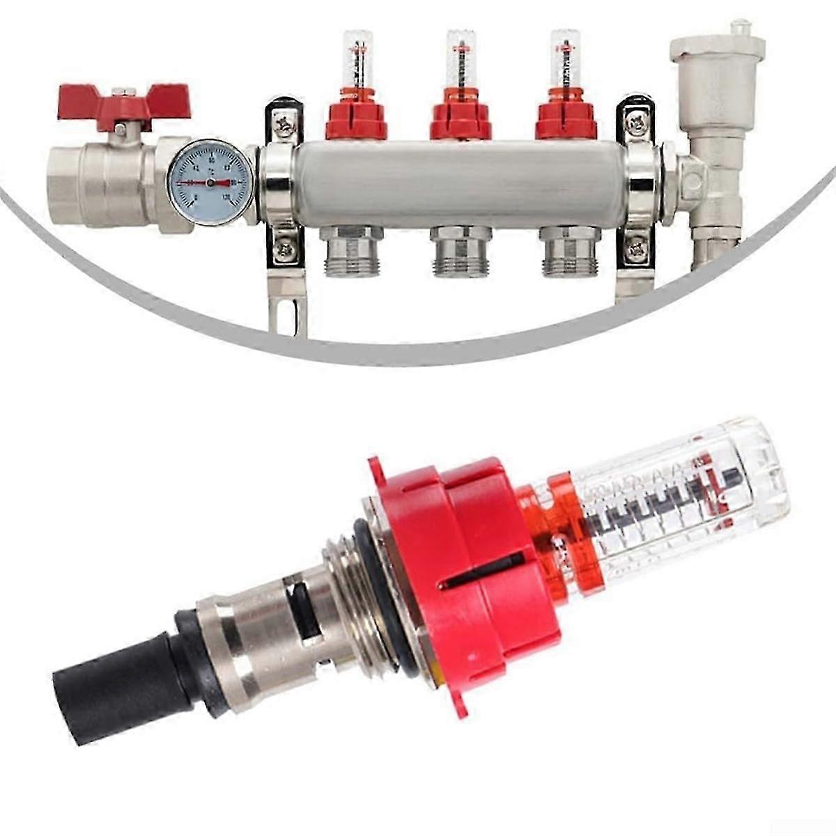 Underfloor Heating Manifold Flow Meter with Precision Heat Control 3/8 ...