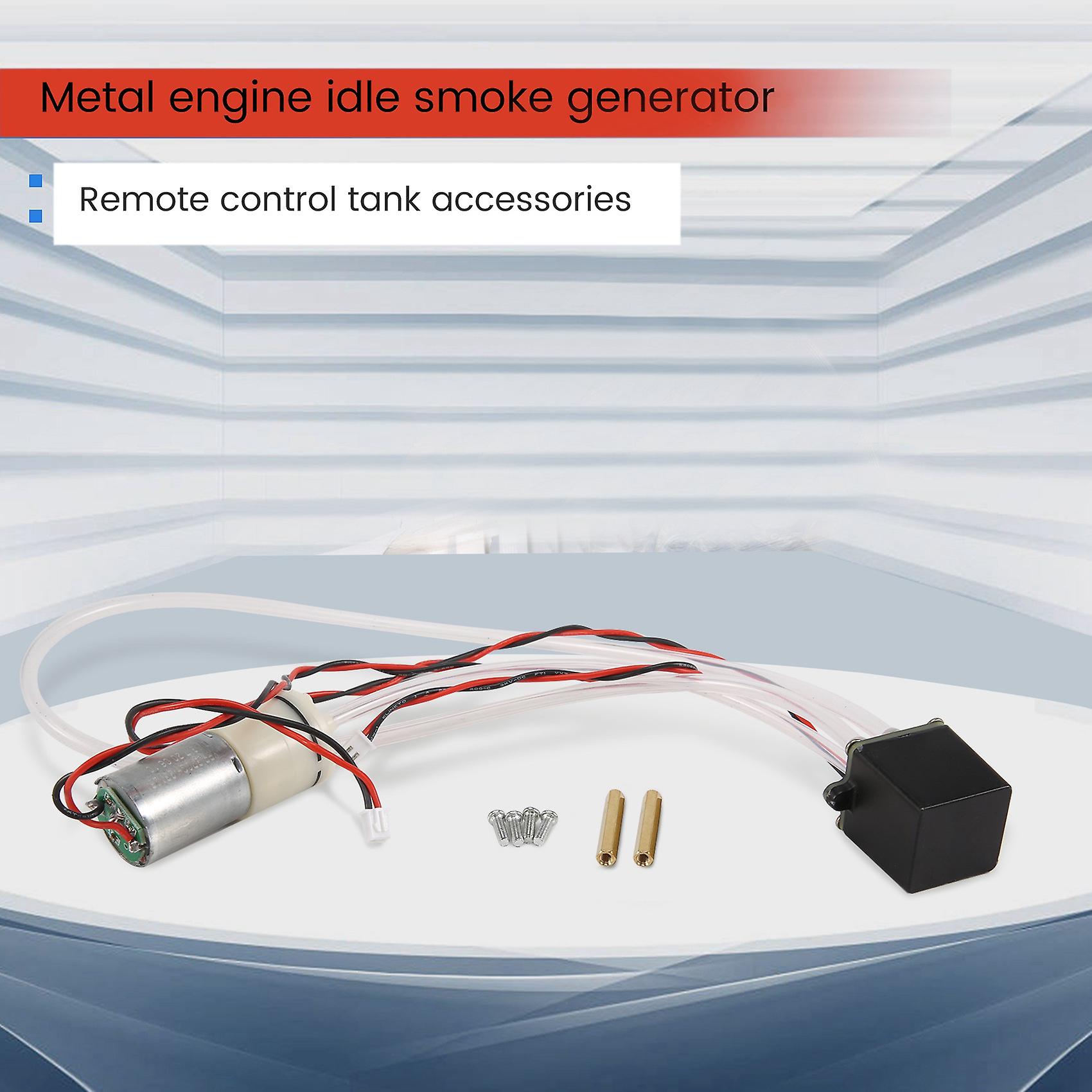 Metal Engine Idling Smoke Generator Motor for 1/16 RC Tank Model Car ...