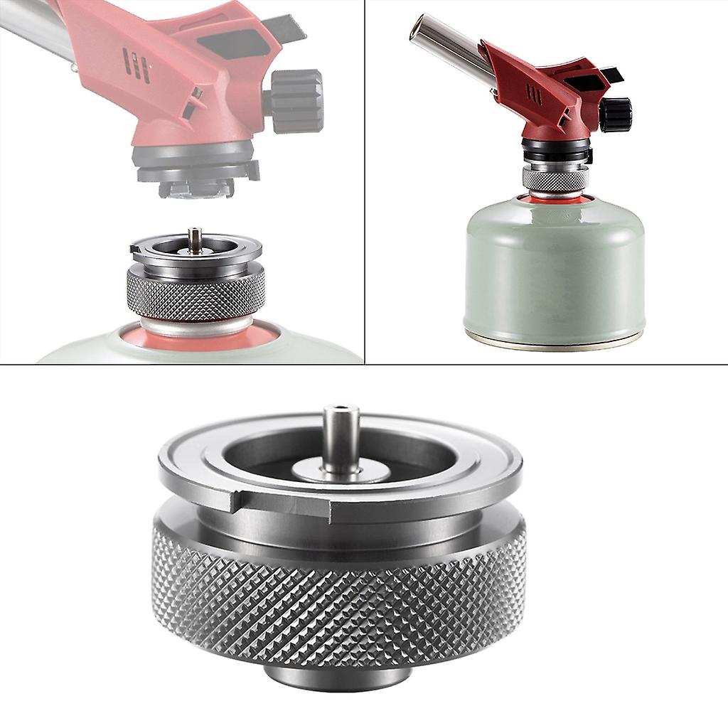 Camping Backpack Stove Adapter Cartridge Tanks Adaptor Gas Converter ...