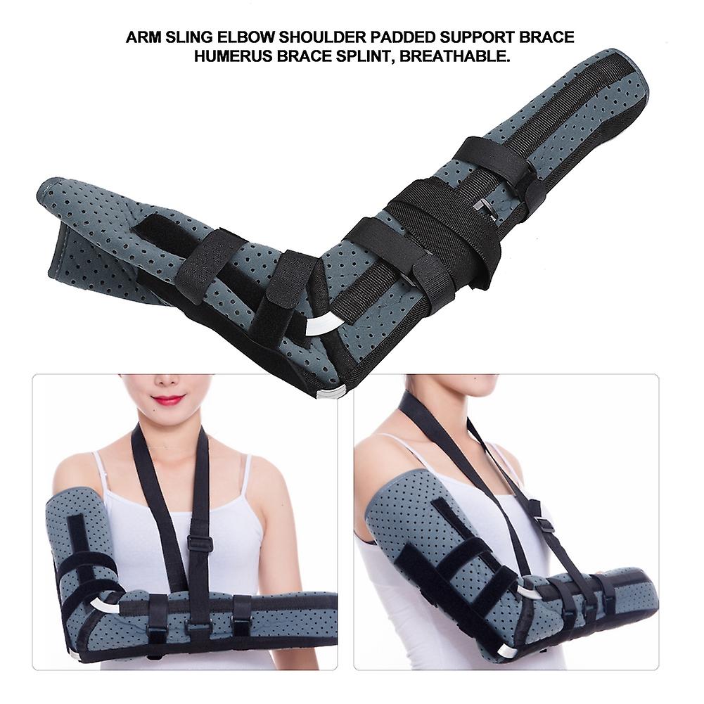 Breathable Unisex Arm Sling Elbow Humerus Brace Splint Arm Injury ...