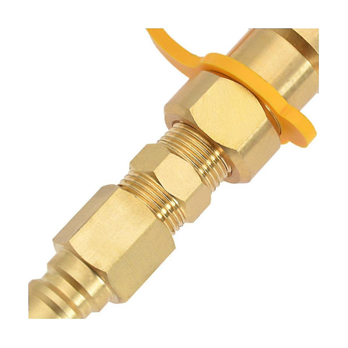 3/8 Inch Natural Gas Quick Connector Brass Propane Adapter Fittings For ...