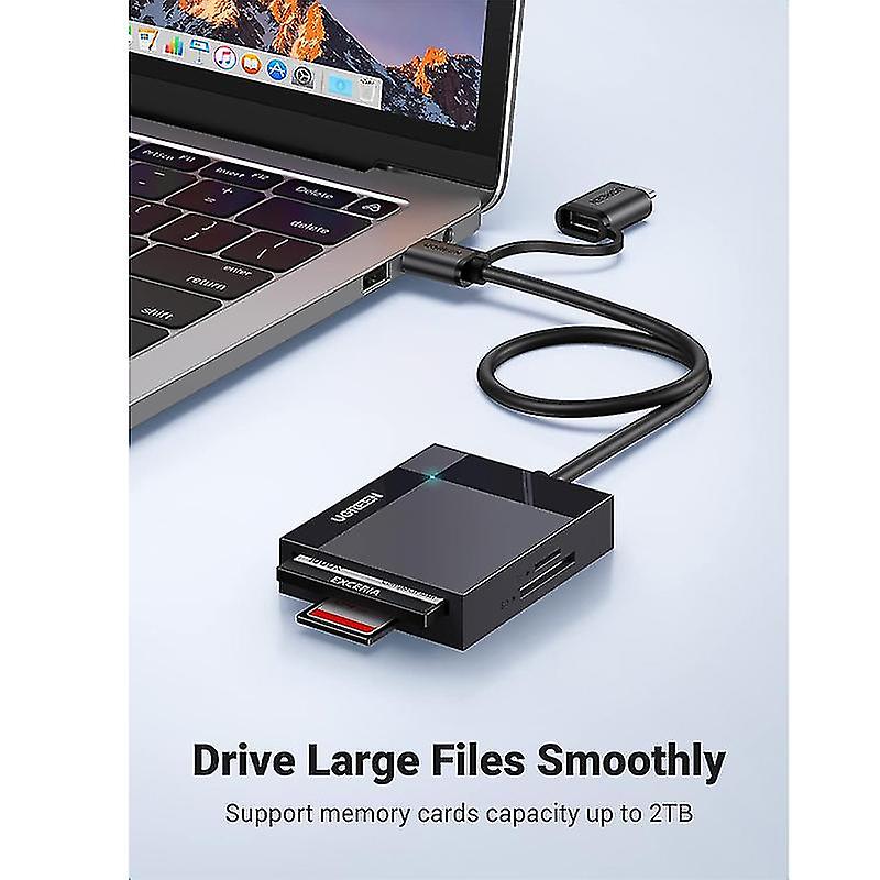 Sd Card Reader Usb C Usb 3.0 Multi Memory Card Adapter External Sd ...