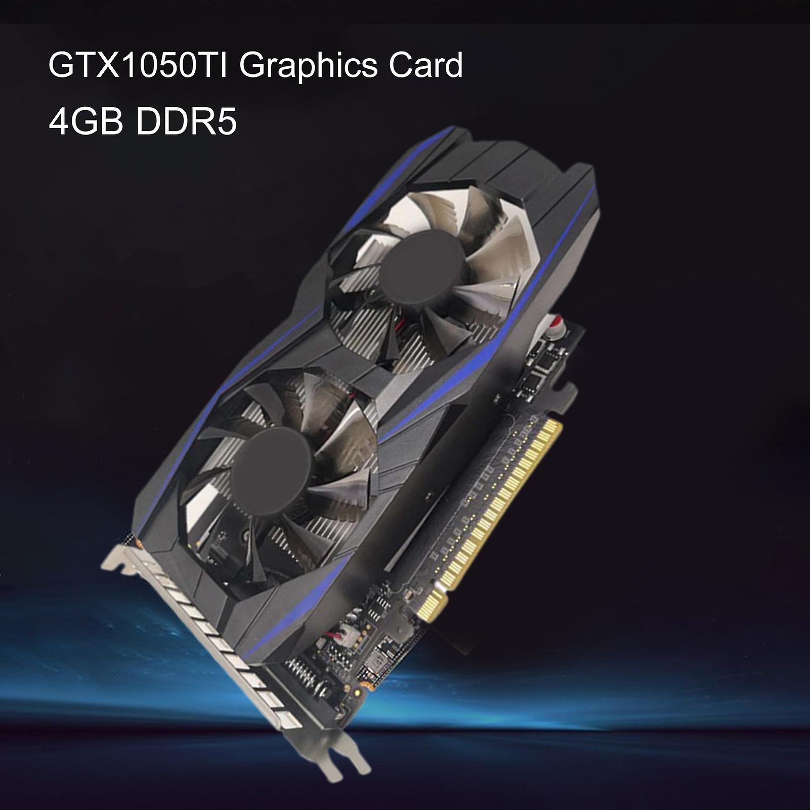 GTX1050TI Graphics Card 4GB DDR5 PCI Express 2.0 High Clarity Gaming ...