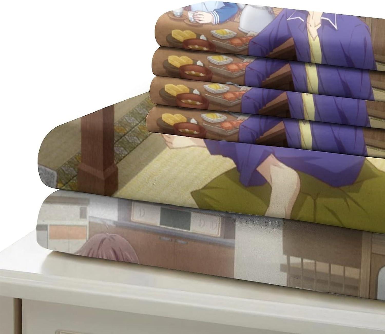 Anime FRUITS BASKET Bedding Set 3D Animated Characters Duvet Cover Set ...