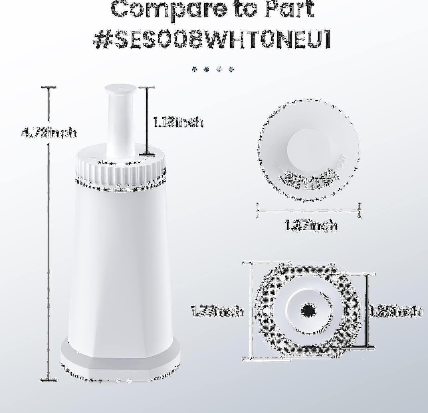 4 Pack Water Filter For Sage Coffee Machine - Water Filters For Sage ...