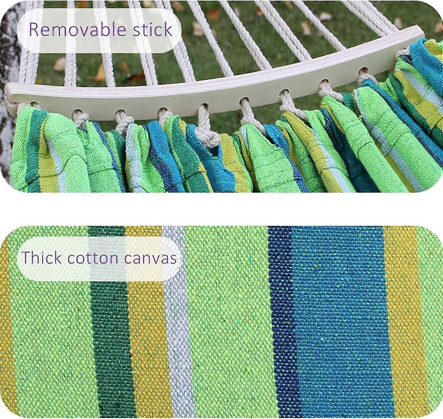 Garden Hammock, Bohemian Macrame Knitted Hammock for 2 People, Anti ...