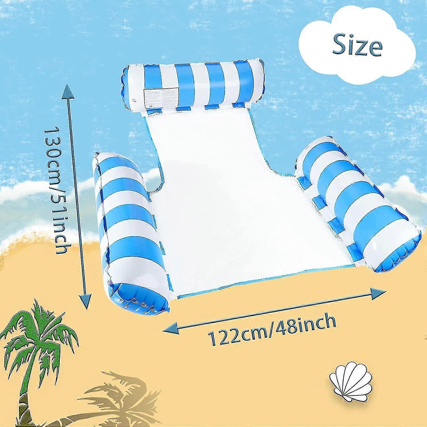 Floating Hammock Pool Inflatable Hammock Multi Purpose 4-in-1 Floating ...