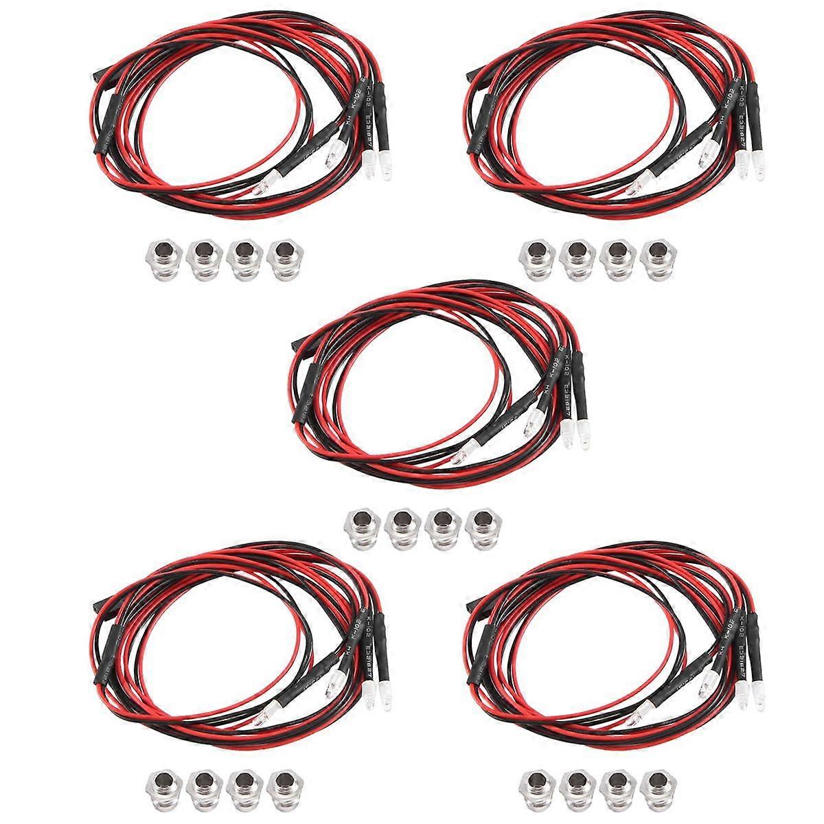 4 3mm RC LED Light Kit for 1/10 RC Car Truck Crawler RC Model Drift Car ...
