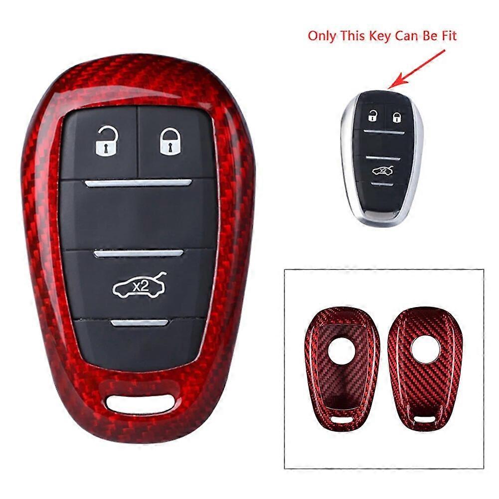 Car Real Carbon Fiber Remote Key Shell Cover Case Housing For Alfa ...
