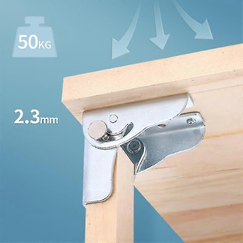 90 Degree Self-locking Folding Hinge Table Legs Chair Extension ...