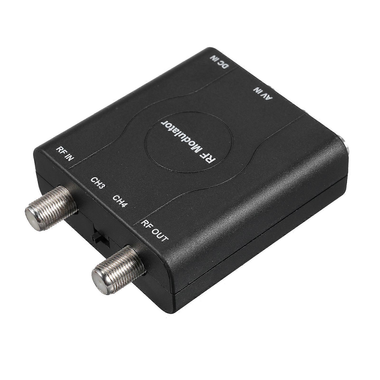 RF Modulator AV to RF Converter NTSC CH3/CH4 Channels Video Input ...