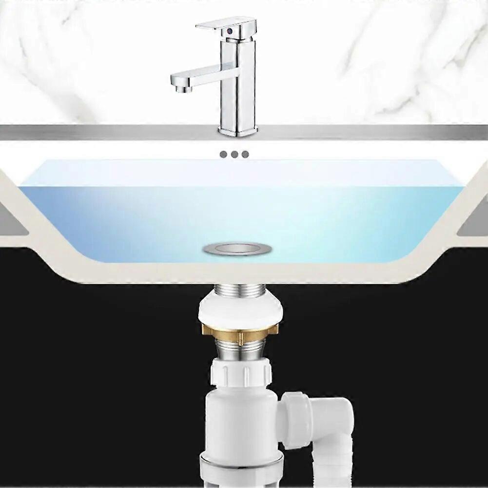 Sink Drain Pipe Sewer Drain Hose Telescopic Flexible Washing Basin Sink ...