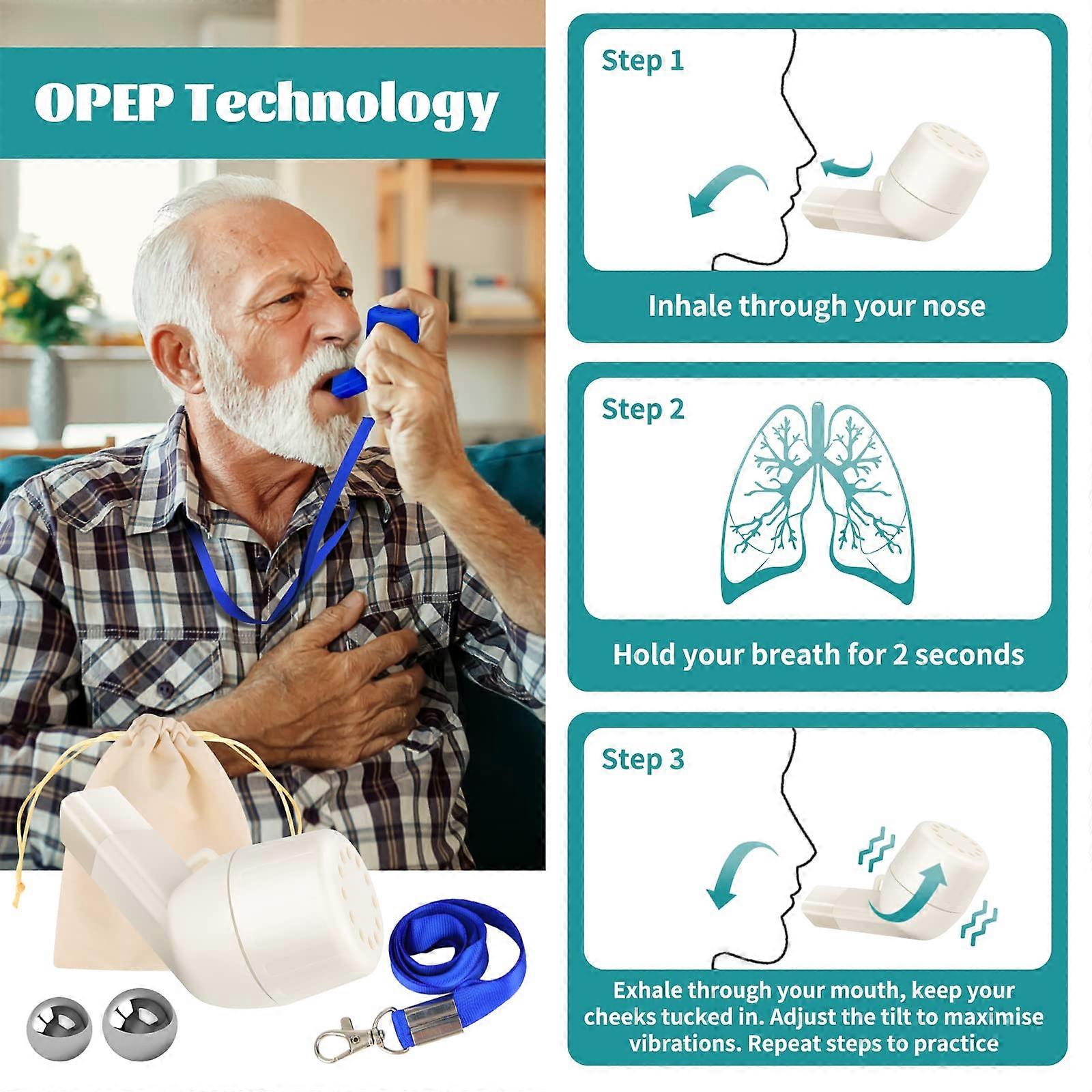 Lung Exerciser & Mucus Removal Device,Breathing Aid Expands Airway ...