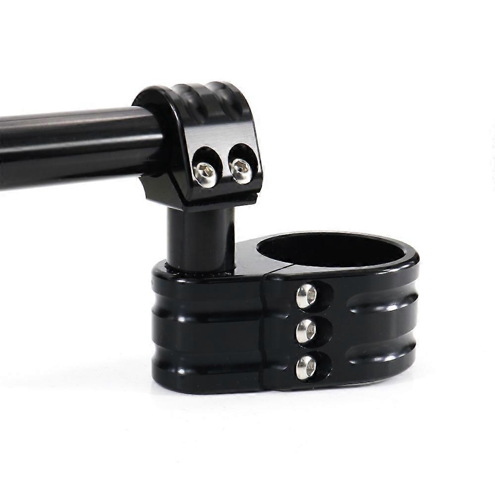 CNC Aluminum Adjustable Handlebar Clip-On Handle Bar Raiser Universal ...