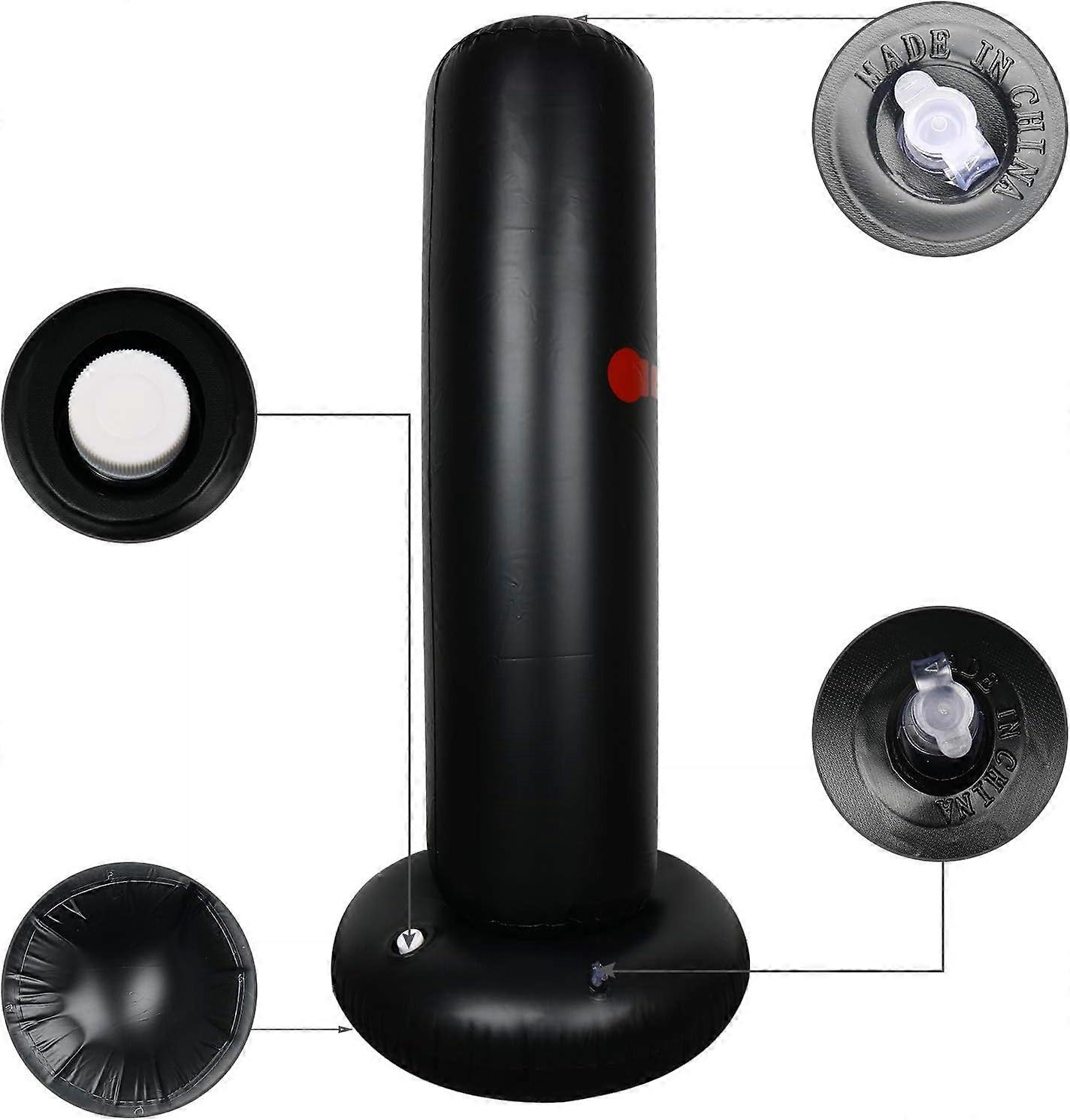 Inflatable Punching Bag, Free Standing Boxing Target for Fitness and ...