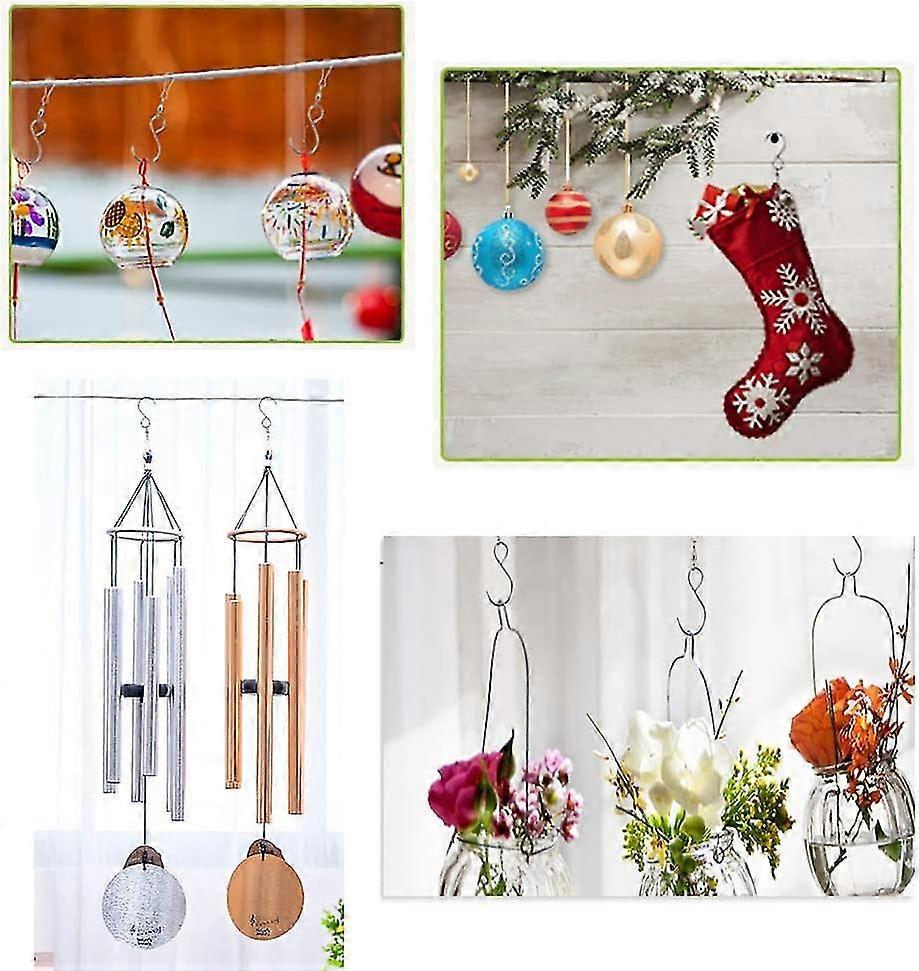 2024,swivel Hook Clips, 10 Pack Rotating Stainless Steel S-hooks Swivel ...