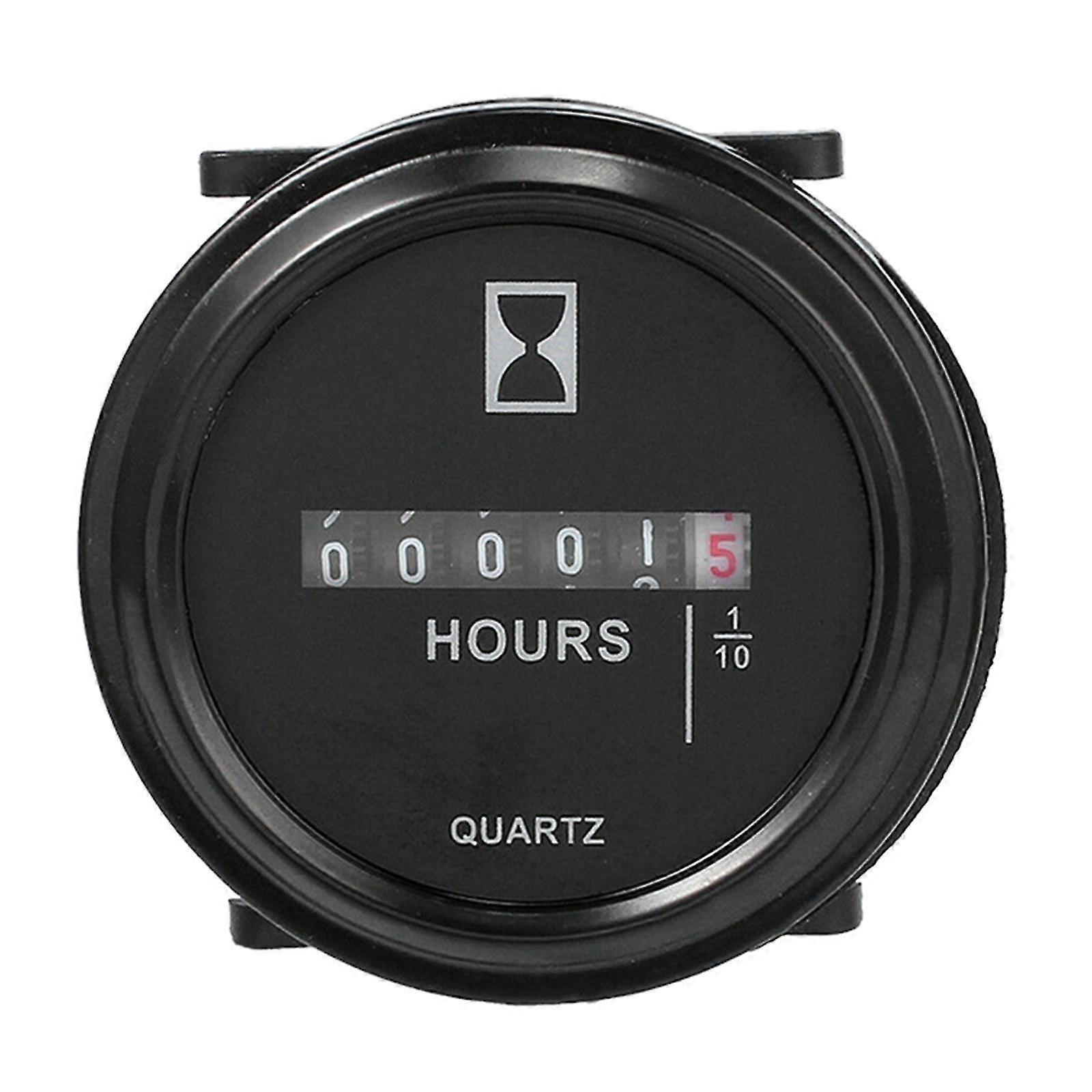 Durable Hour Meter For Marine Boat Engine 2" Round Gauge For Dc 6-80v ...