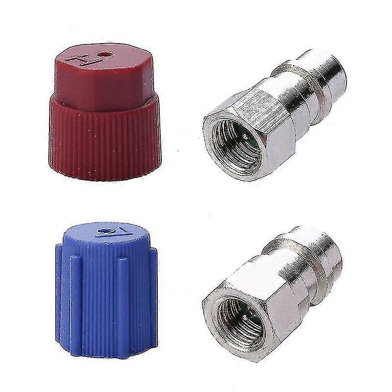 Set Of 2 A/c R-12 To R-134a Low/high Side Retrofit Conversion Adapter ...