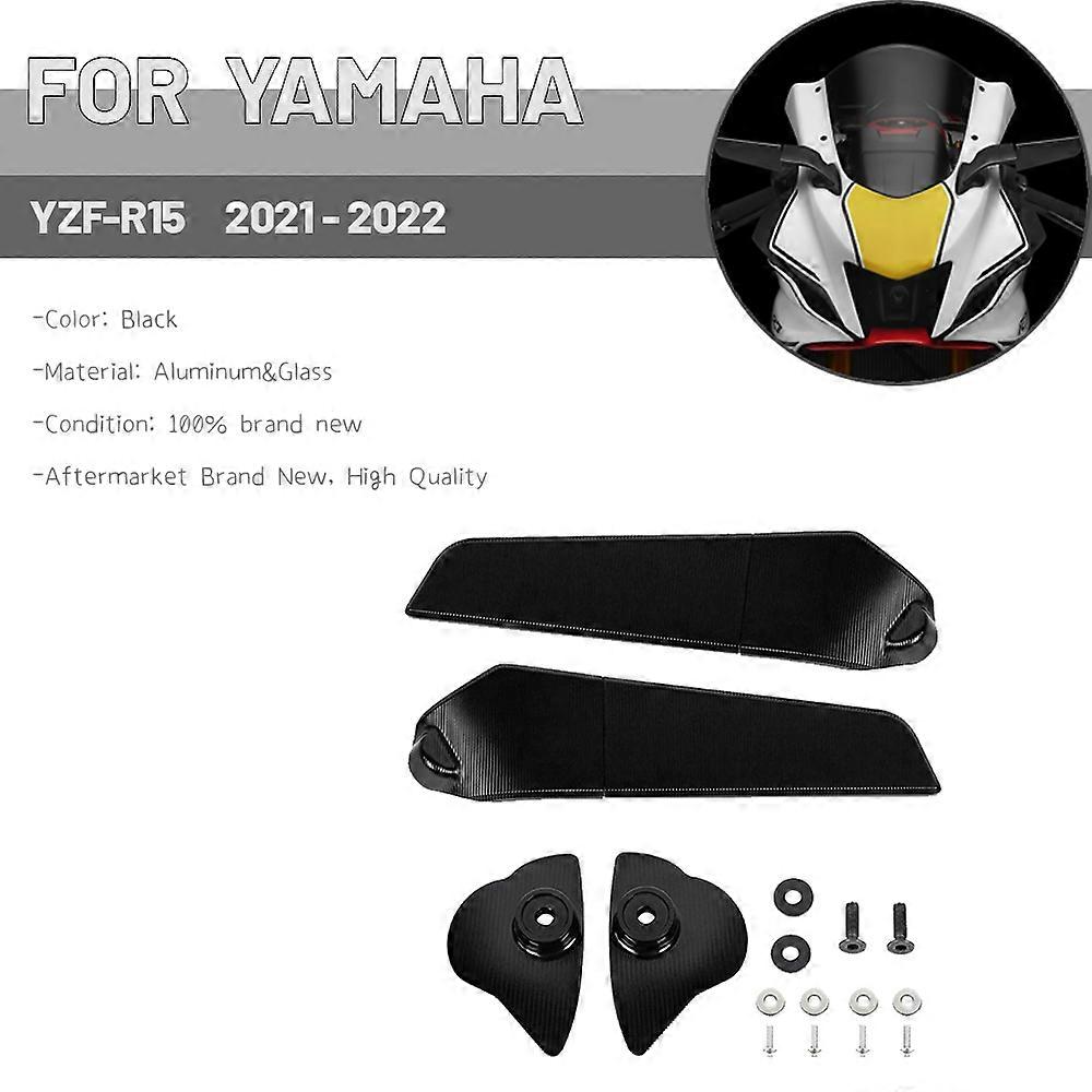 QX For YAMAHA YZF-R7 YZFR7 2021-2022 Wind Wing Rearview Mirror ...