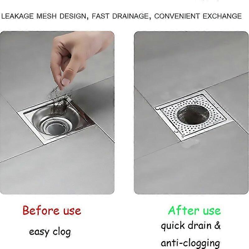 Stainless Steel Floor Drain Strainers Bathroom Anti-blocking Sewer Anti ...