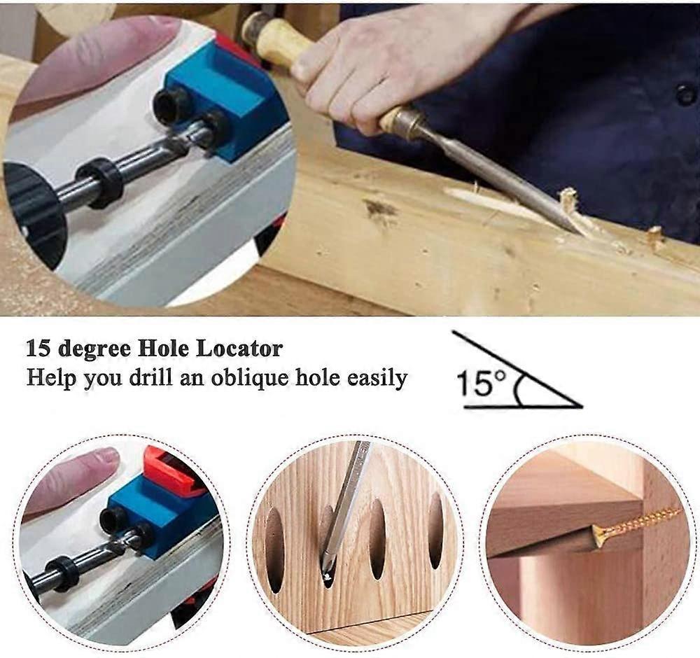 Wood Woodwork Guides Joint Angle Tool Carpentry Locator - 14Pcs Pocket ...