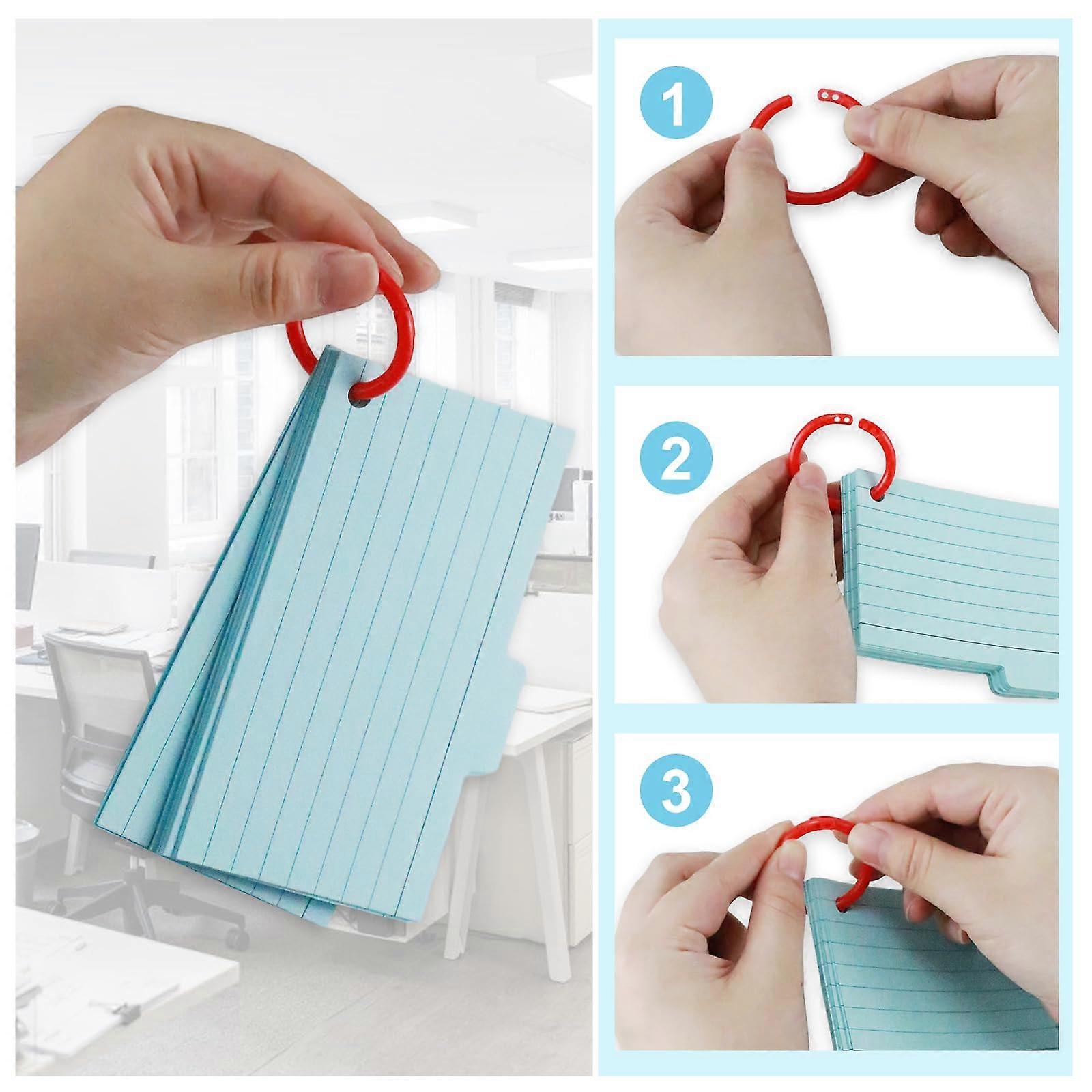 350 Index Cards Box, A7 Multifunctional Index Card Box, With 350 Index ...