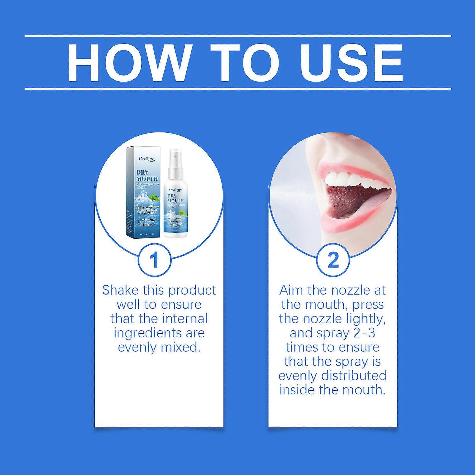 Teeth Cleaning And Moisturizing Spray, Gentle Care For Teeth Cleaning ...