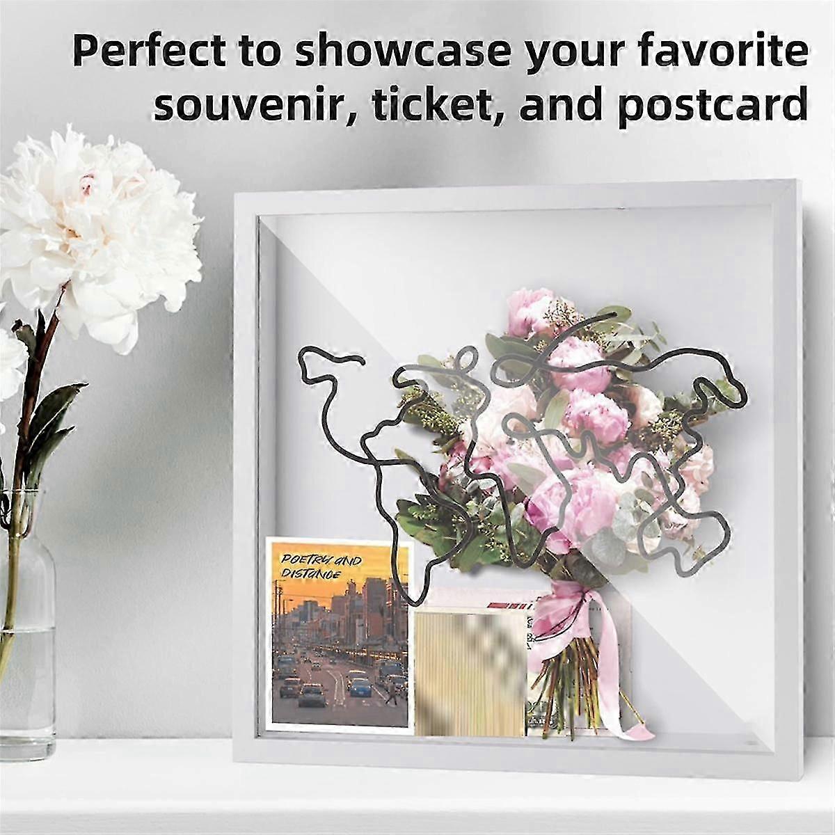 Adventure Archive Box, Travel Shadow Box, Ticket Shadow Box with Slot ...