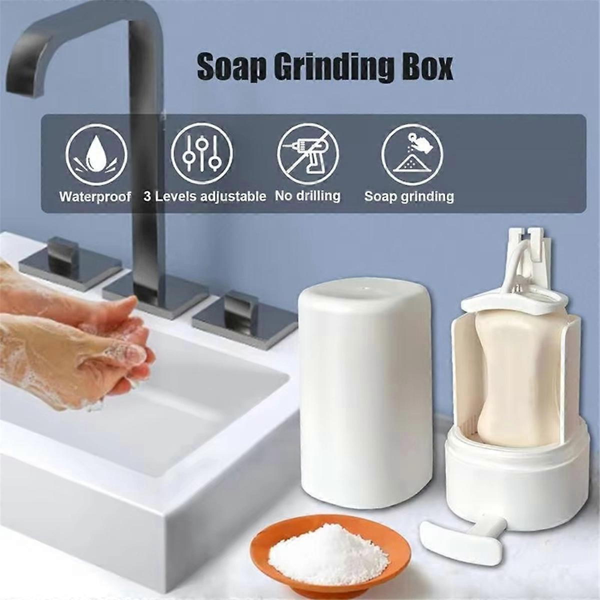 Bar Soap Grinder Solid Soapy Bar Grinding Box Holder Wall Mounted ...