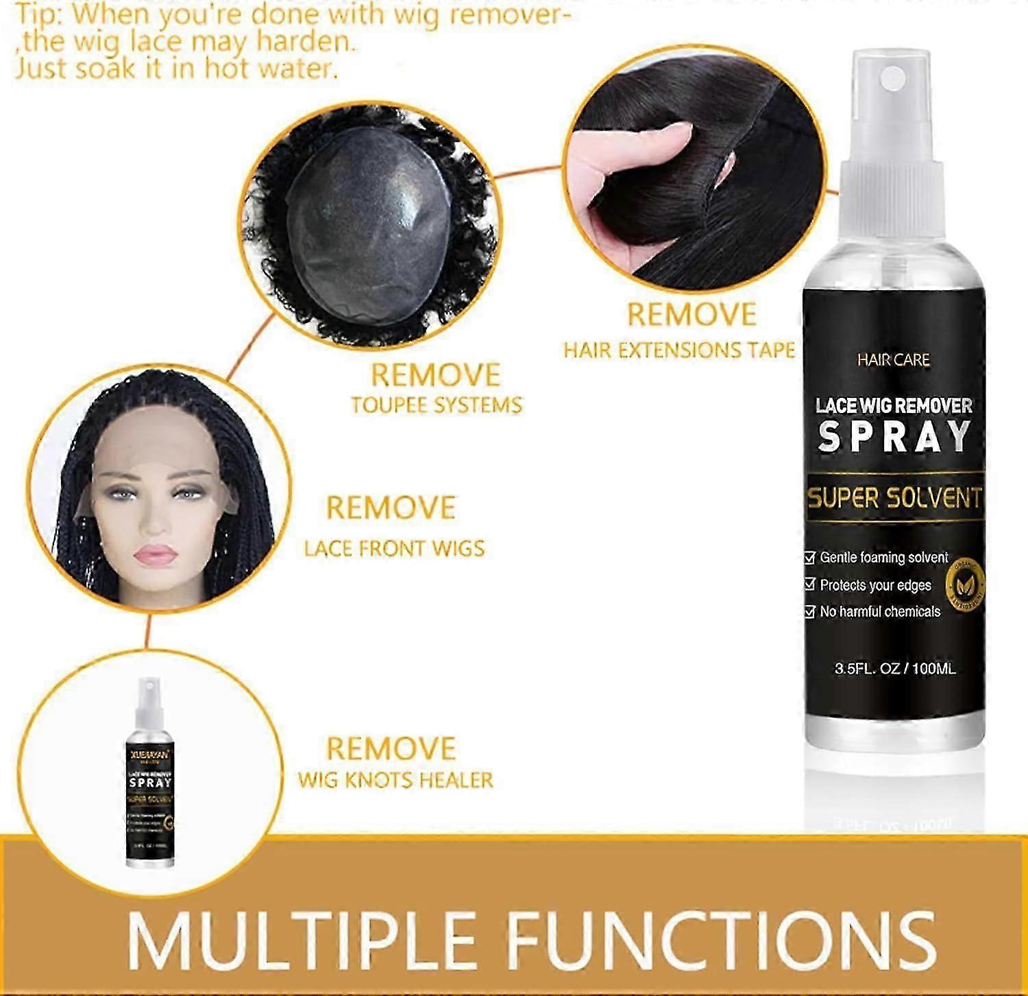 Tape Extensions Remover - Tape Remover Hair Extensions - Lace Glue ...