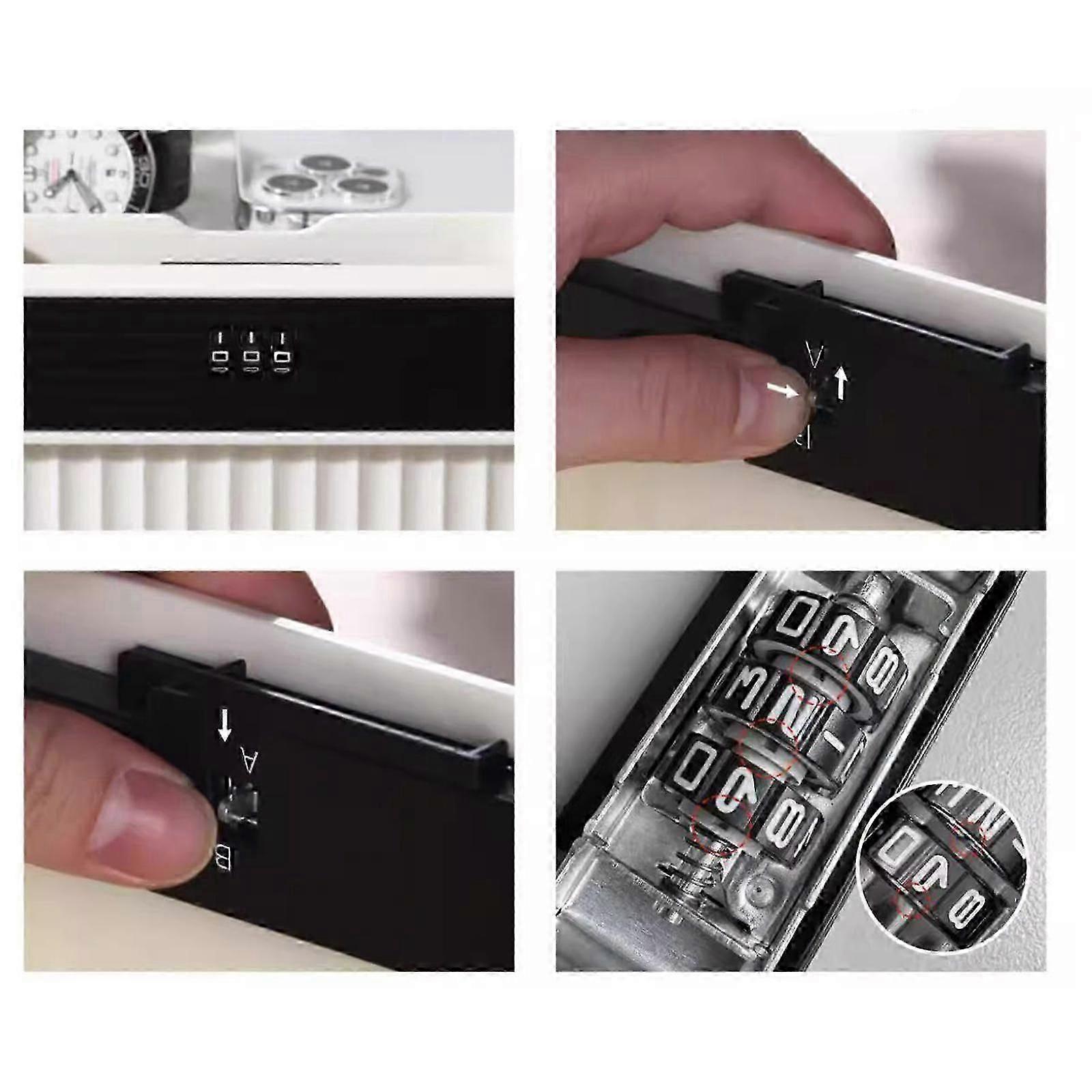 Secure Lockable Storage Box with Password - Portable Organizer for ...