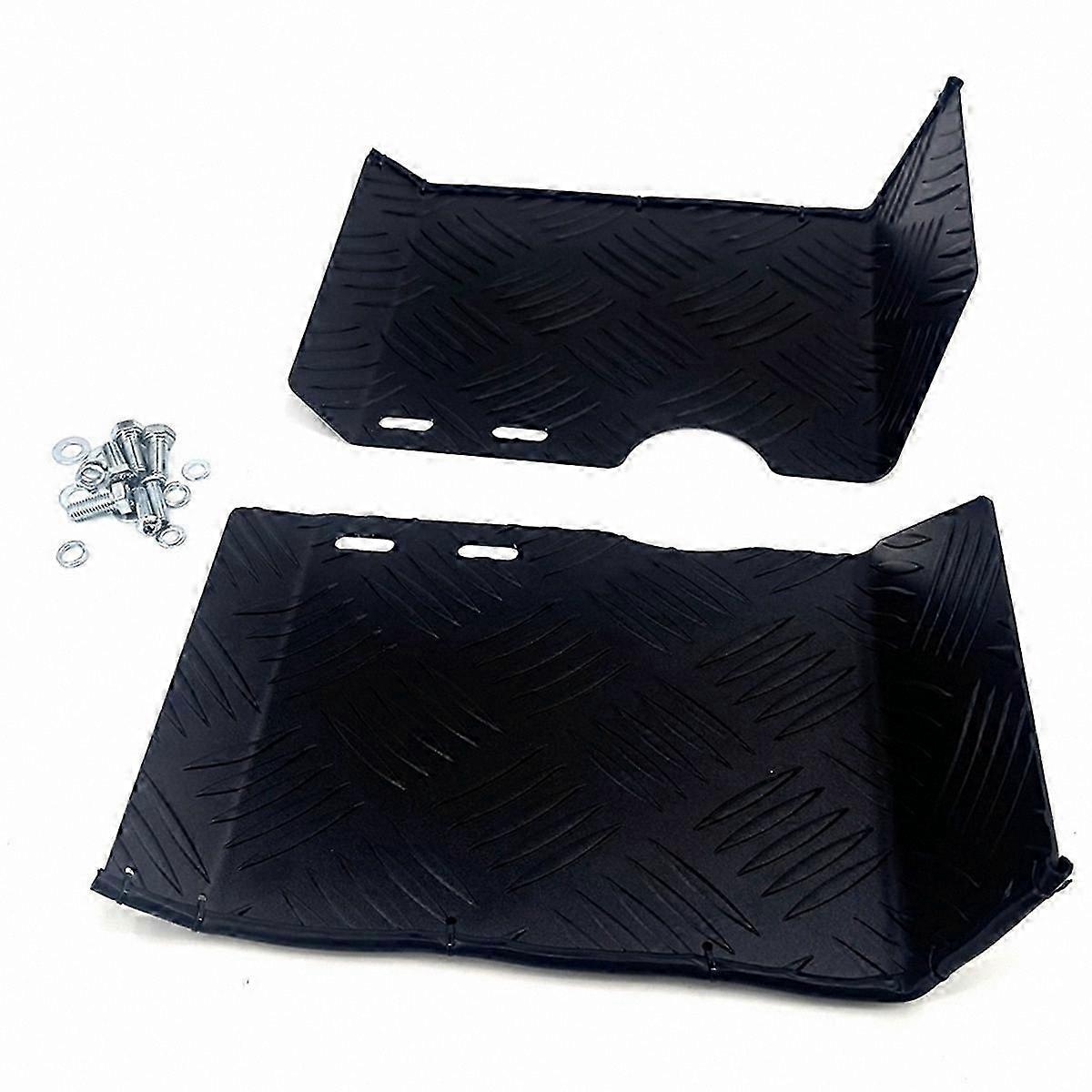 Universal Motorcycle Foot Boards with Braces and Ankle Pads for Side ...