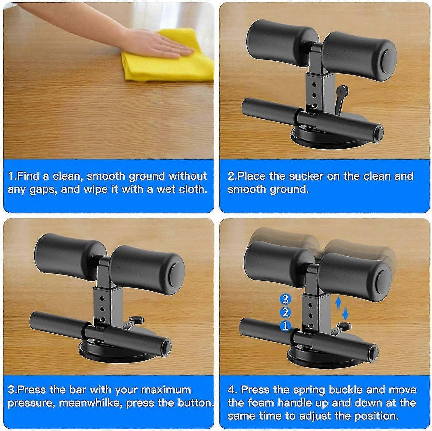 Abdominal Workout Bar for Sit-Ups Assistance and Muscle Training ...