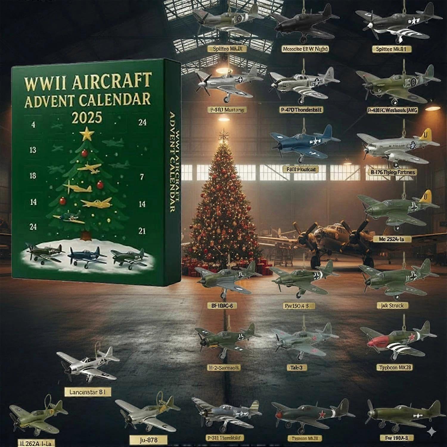 WW2 Airplane Advent Calendar 2025, 24 Days WW2 Fighter Planes ...
