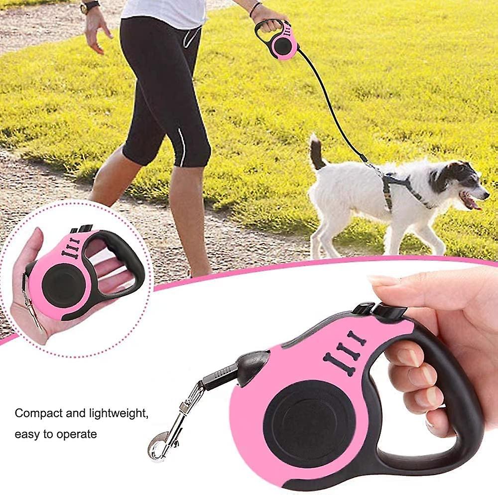 Retractable Dog Leash, Durable Nylon Long Dog Leash With Non-slip ...