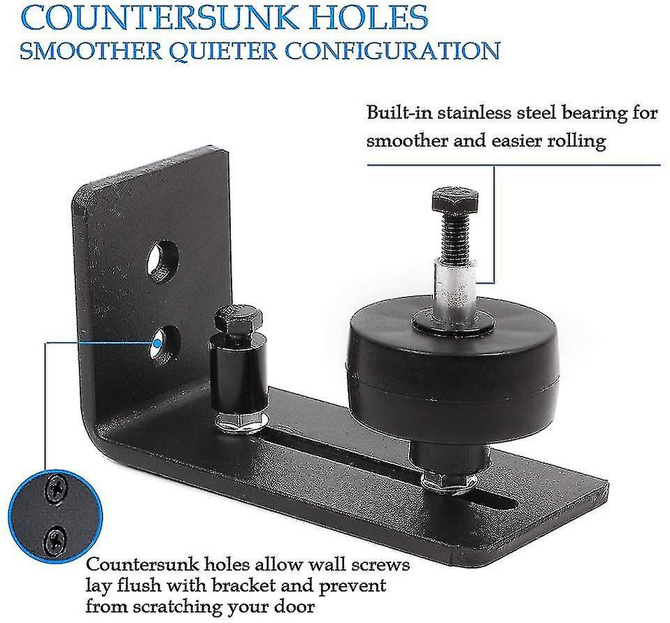 Sliding Door Floor Guide Adjustable Floor Roller Guide With Screws, 8 ...